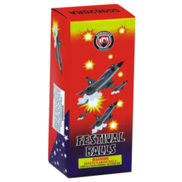 Wholesale Fireworks - 1.75 inch Ball Festival Balls - 6 pack Case 15/1