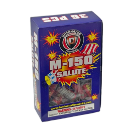Wholesale Fireworks - M-150 Salute Firecrackers 36Pk Case 40/1