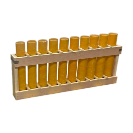 MORTAR RACK - W/ 10 1.91IN YELLOW FIBERGLASS TUBES