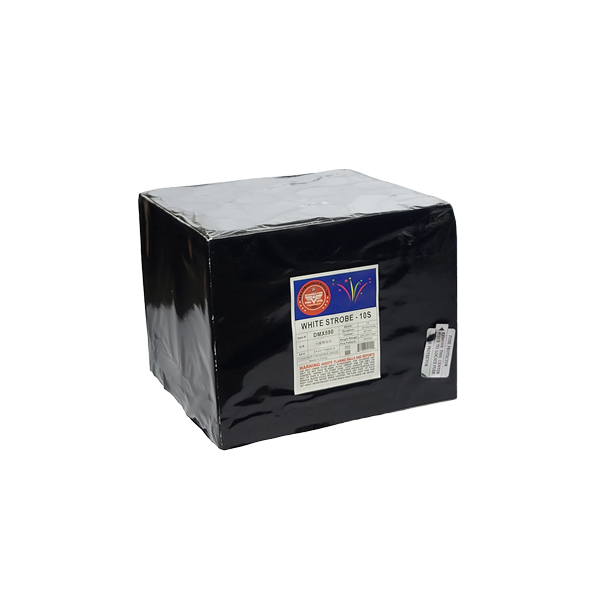 Wholesale Fireworks Cases 10 SHOT VERTICAL 2 INCH WHITE STROBE SHELLS 4/1