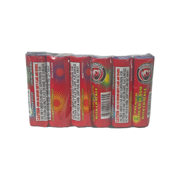 Premium Ground Bloom With Crackle 6 Pk