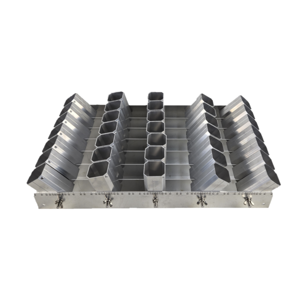 SINGLE SHOT RACK - ALL ALUMINUM W/ 35 ADJUSTABLE 2" SQUARE TUBES